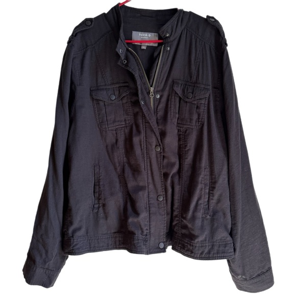 torrid | Jackets & Coats | Torrid Military Lightweight Full Zip Bomber ...
